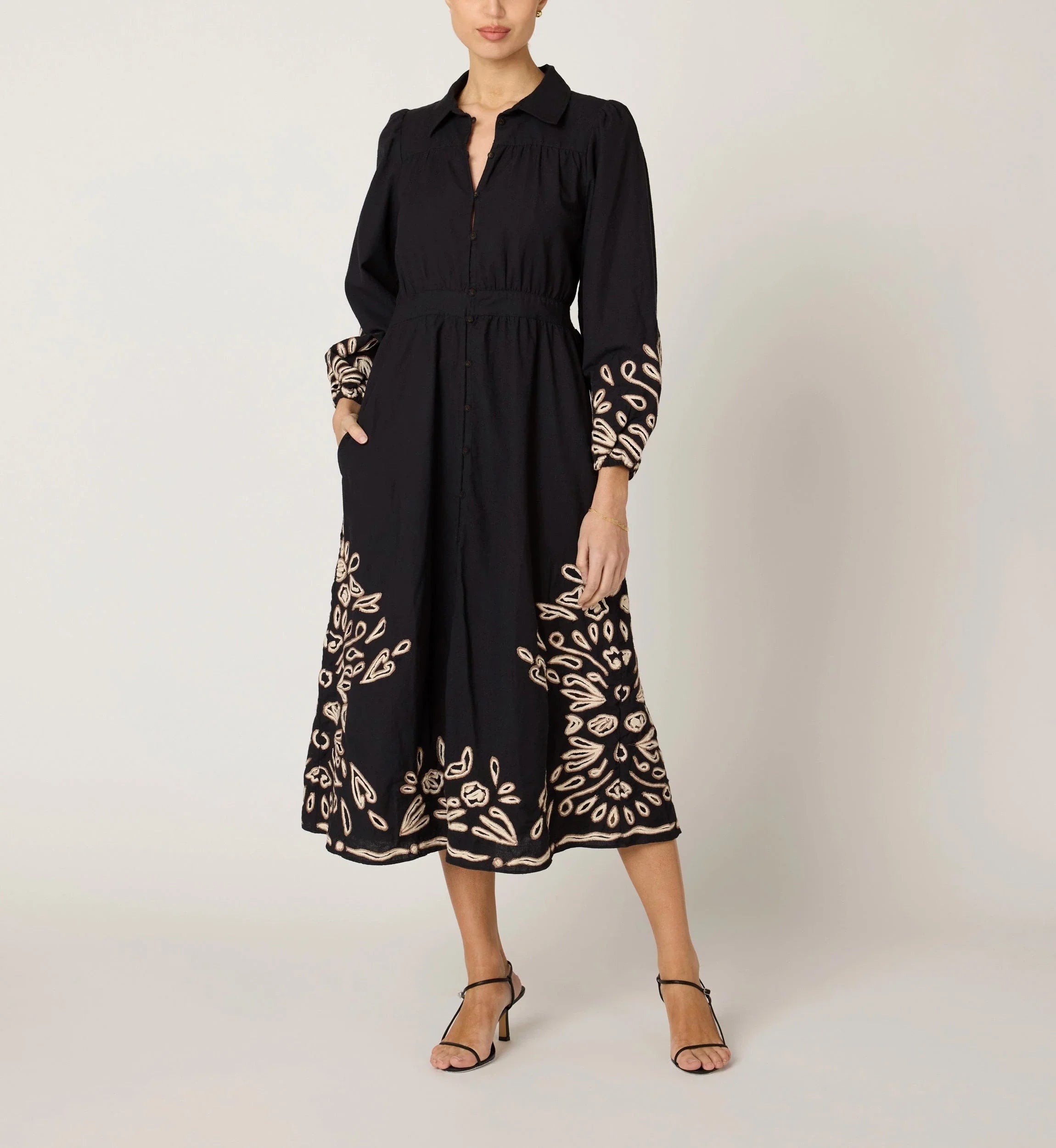Elyse Midi Dress – Strand the Boutique